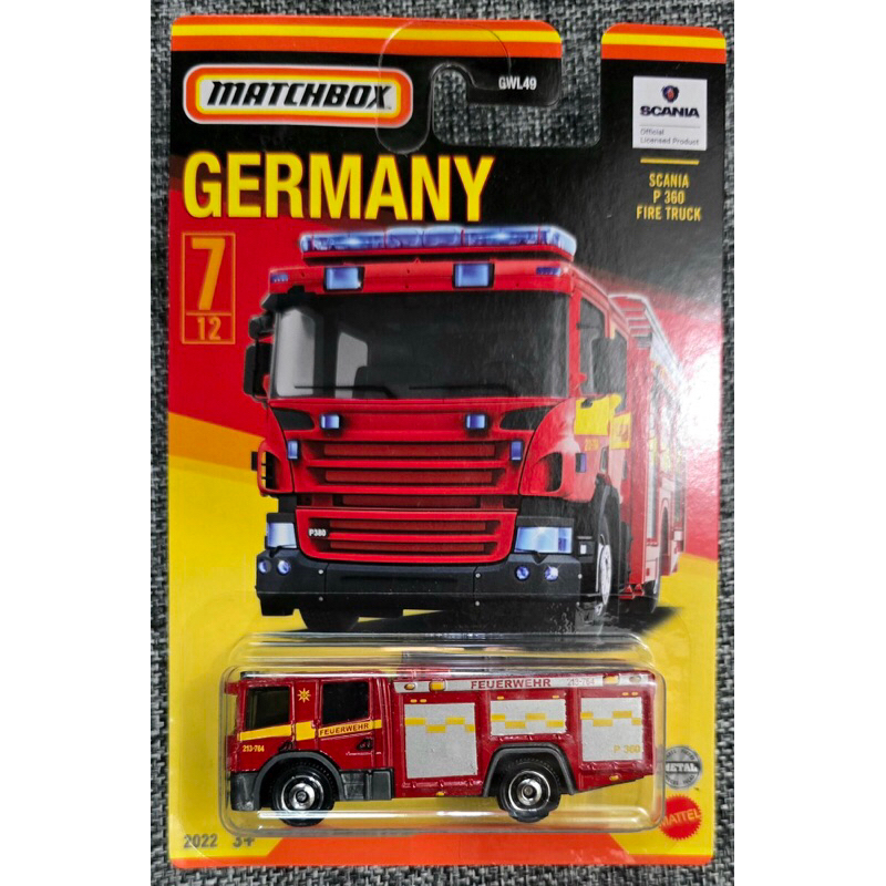 Matchbox Germany Scania P360 Fire Truck Rescue | Shopee Philippines