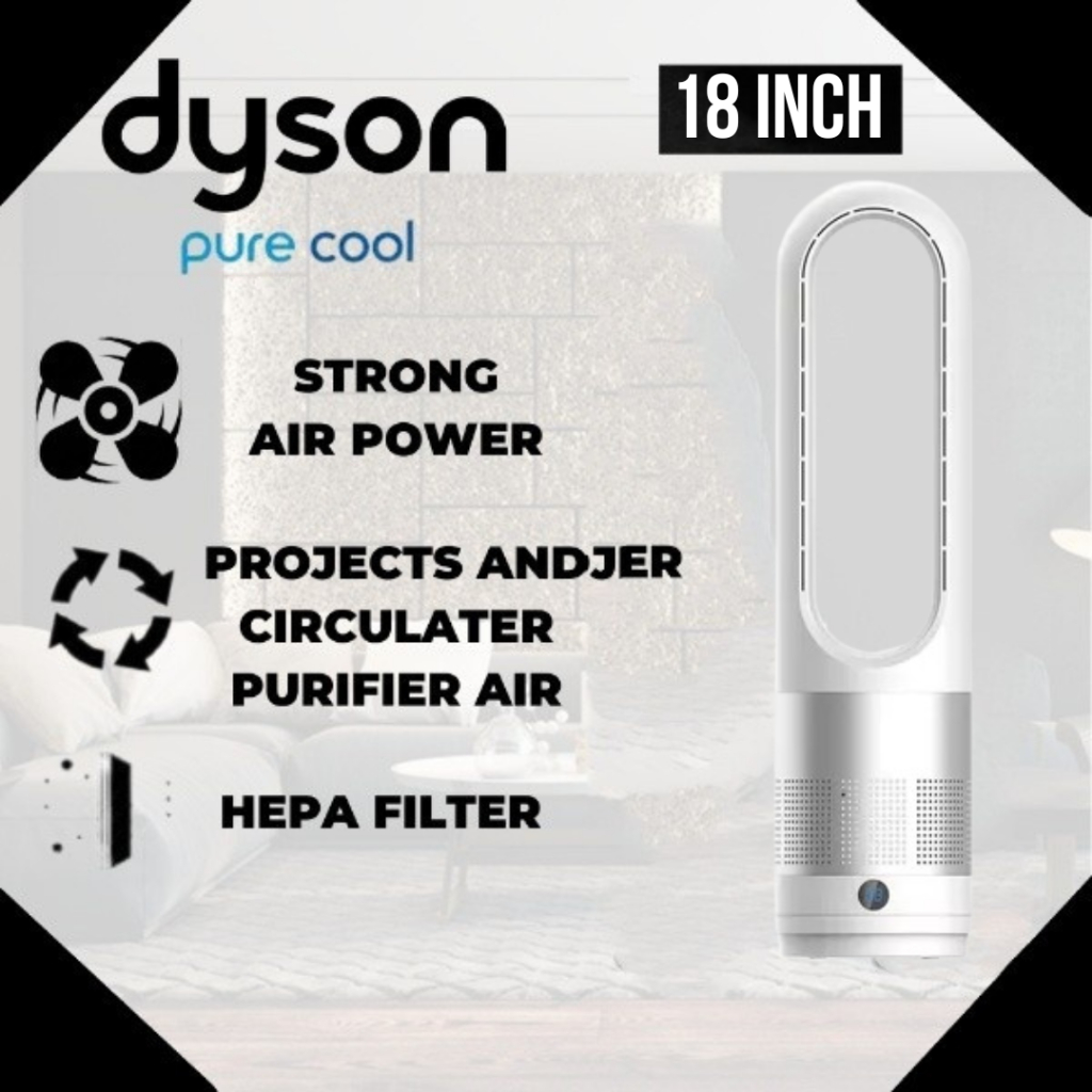 Air Pure Cool Air Purifier Fan TP00 (White/Silver) Electric Fans ...
