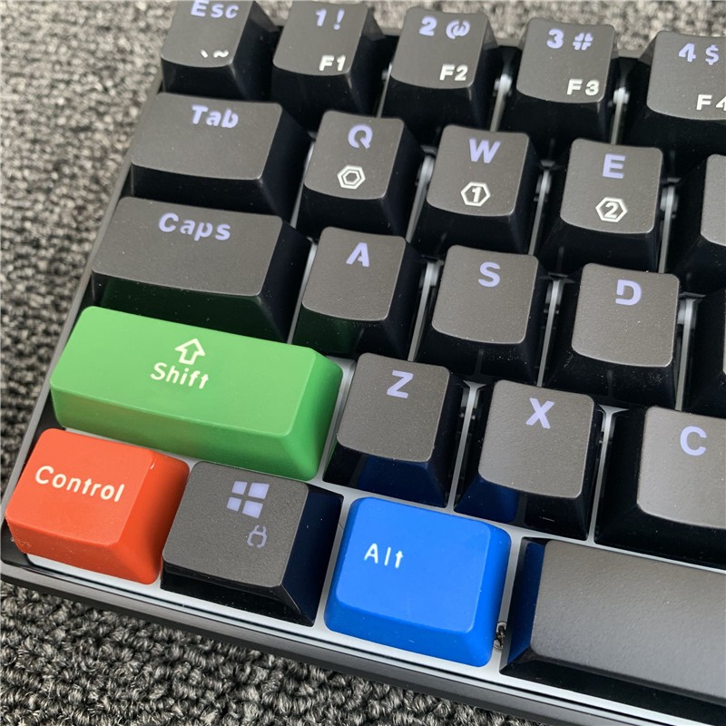 Custom Color PBT Keycaps Set (6pcs) IKBC Style OEM Profile for ...