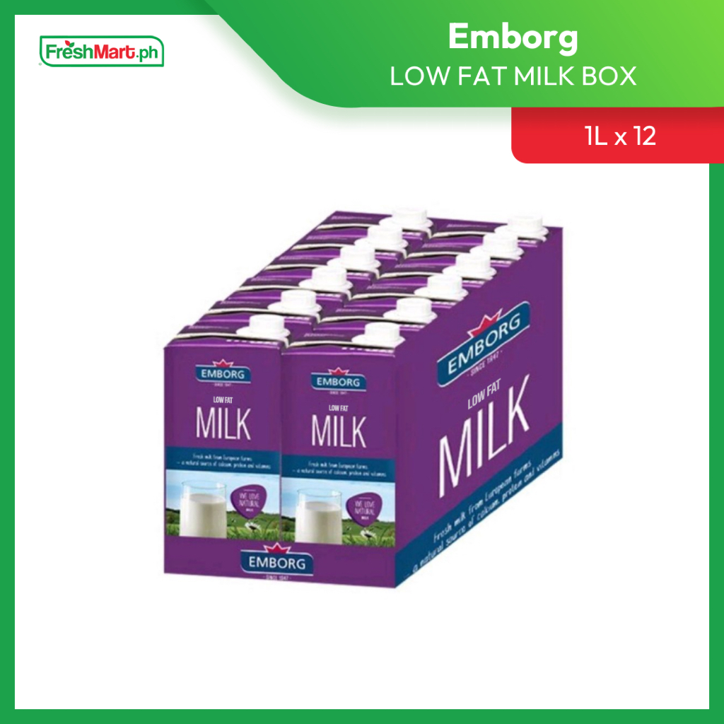 Emborg UHT Milk 1L - Set of 12s | Shopee Philippines