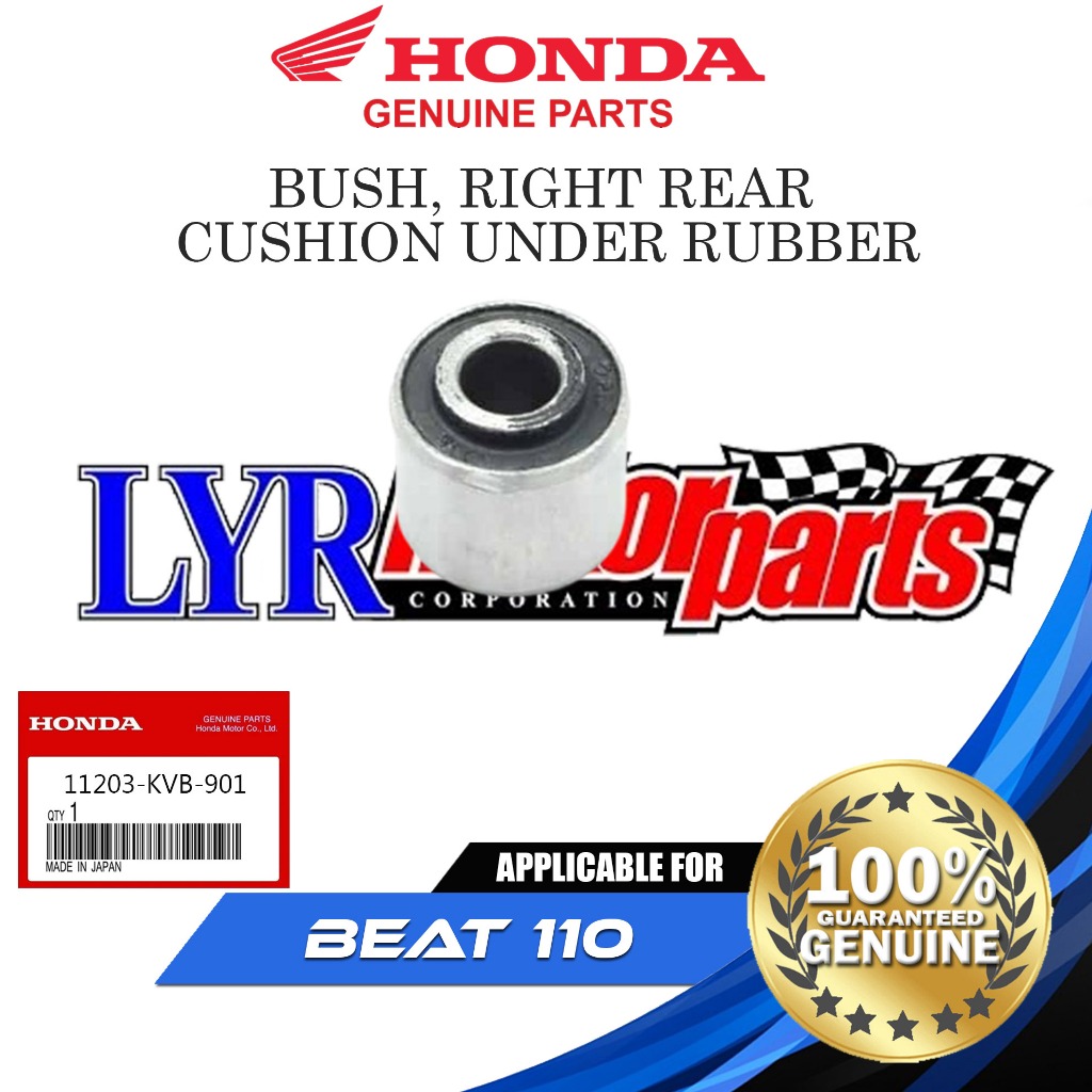 HONDA GENUINE BUSHING REAR SHOCK CUSHION FOR BEAT| ADV 150| CLICK| PCX ...