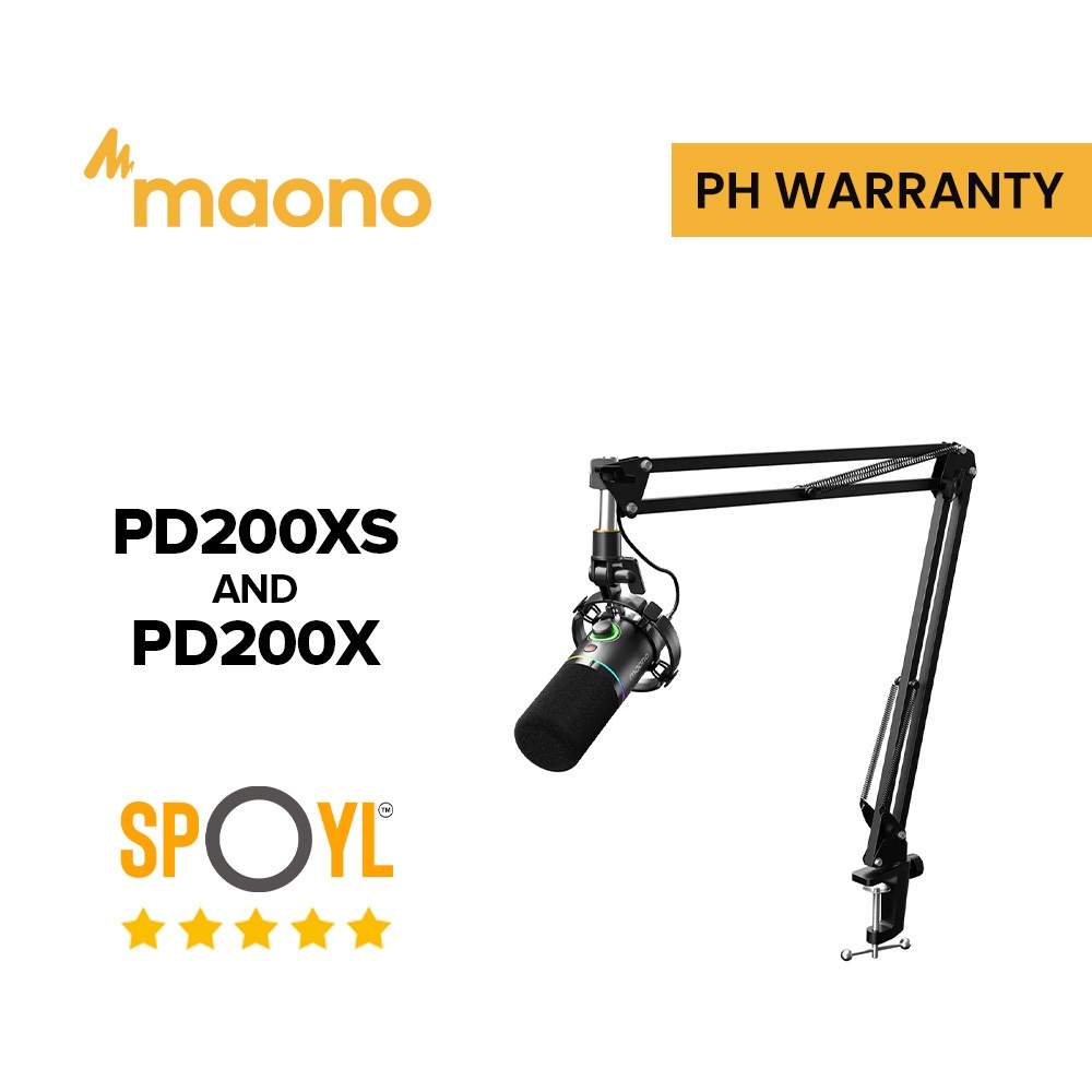 Maono PD200X Dynamic Microphone / PD200XS USB/XLR Dynamic Microphone ...