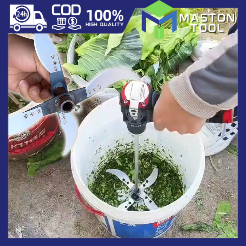 Drill-powered vegetable chopper Electric drill attachment chopper Drill ...