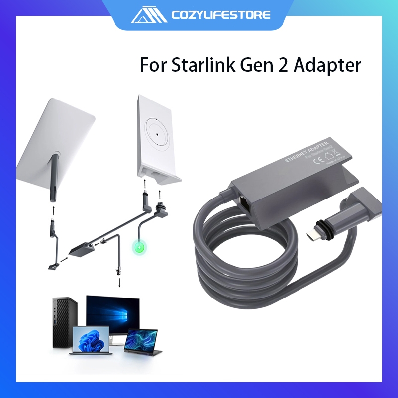 Starlink Gen2 Ethernet Adapter Starlink Ethernet Adapter Gen2 for ...