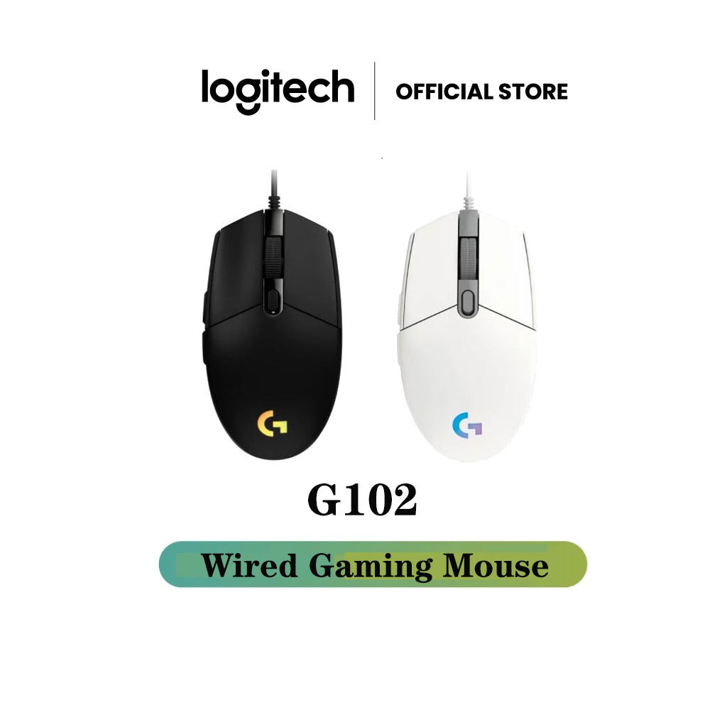 Logitech mouse g102 gaming mouse wired mouse same day delivery | Shopee ...
