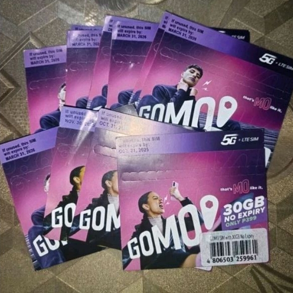 Gomo SIM 30GB NO EXPIRY | Shopee Philippines