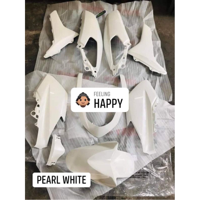 NMAX V1 FAIRINGS PEARL WHITE MATTE BLACK MATTE GRAY | Shopee Philippines