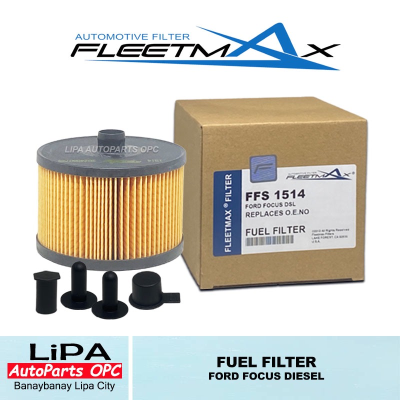 FLEETMAX FUEL FILTER FORD FOCUS DIESEL 2007-2013 | Shopee Philippines