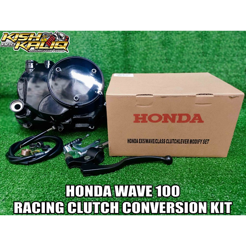 HONDA WAVE 100 CLUTCH CONVERSION KIT GENUINE PARTS (BLACK) | Shopee ...