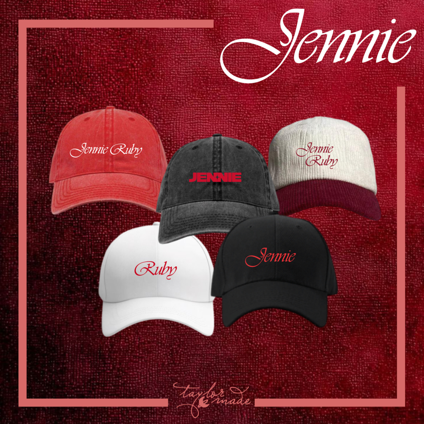 JENNIE RUBY ALBUM CAP - Jennie Blackpink vintage/baseball/corduroy cap ...