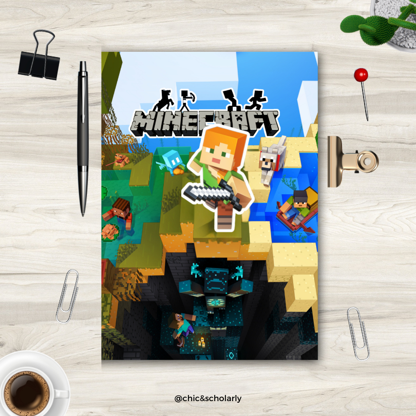 Minecraft Notebooks Writing and Composition A5 size | Shopee Philippines