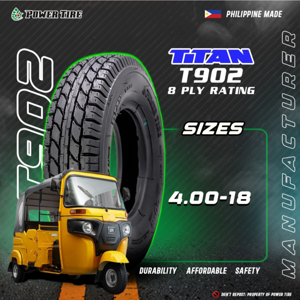 POWER TIRE TITAN T902 8PLY Brand New Matibay | Shopee Philippines