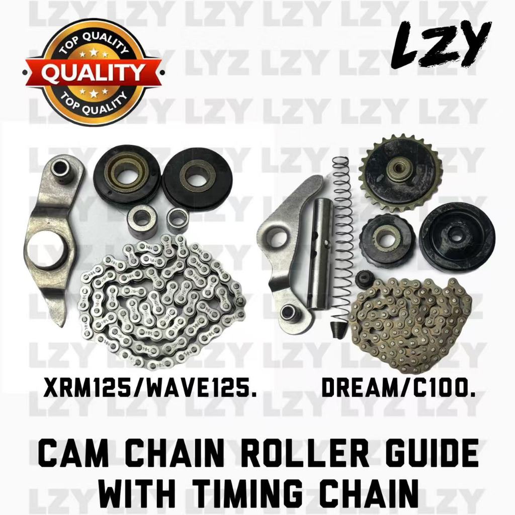 LZY Chain Roller Guide Set Motorcycle Honda XRM / WAVE / DREAM | Shopee ...