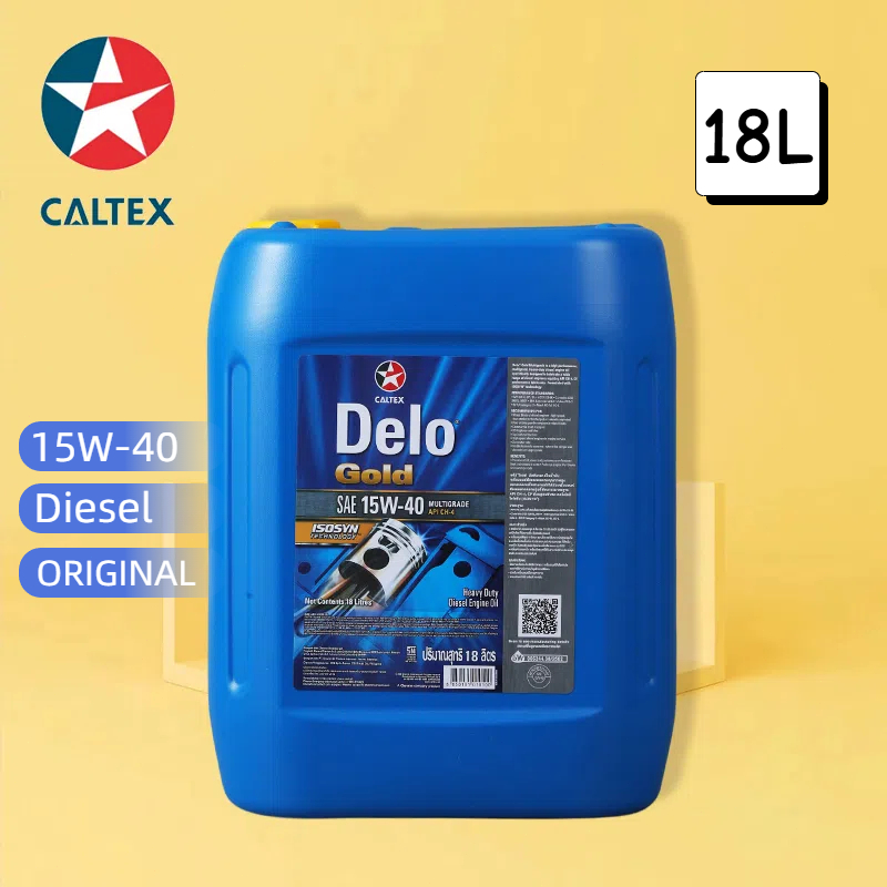 (Support CoD) Caltex Delo Gold Ultra 18L SAE 15W-40 CH-4 Multigrade ...
