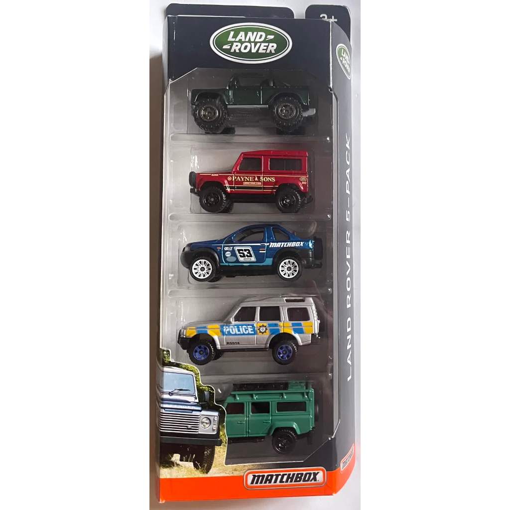 Matchbox 5 Pack - Land Rover w/ LR SVX, Discovery, Defender 110 ...