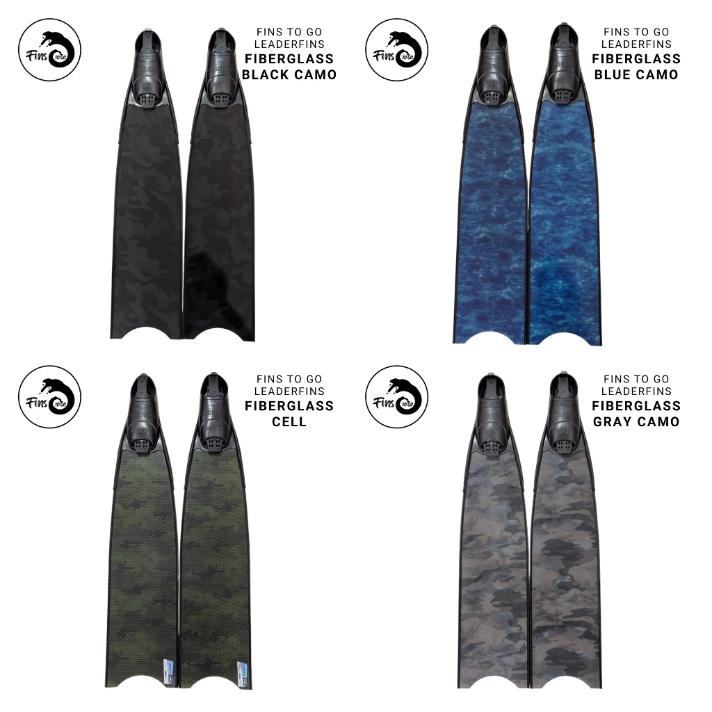 Leaderfins Fiberglass with design Bi-Fins Soft - Fins To Go | Shopee ...