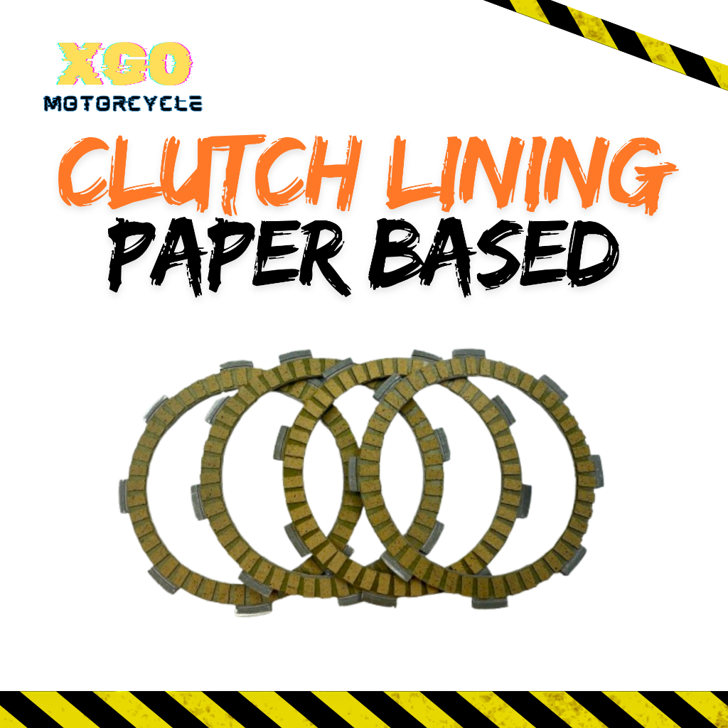 PAPER BASED CLUTCH LINING SET FOR MOTORCYCLE | Shopee Philippines