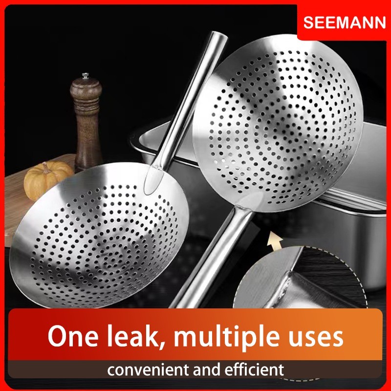 304 stainless steel filter spoon mesh grease separator large colander ...