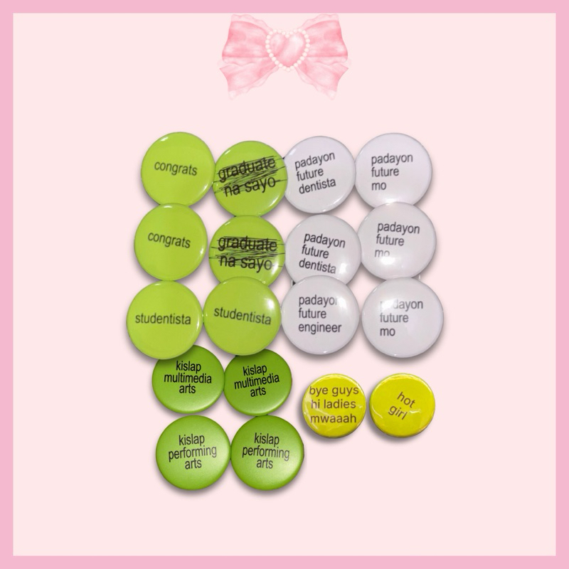 brat theme button pin 32mm | Shopee Philippines