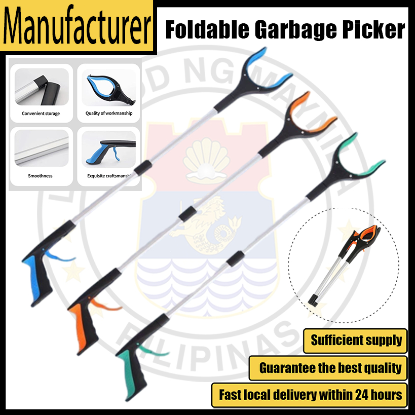 Foldable Garbage Picker Outdoor Grabber Stick Picking Tool Waste ...