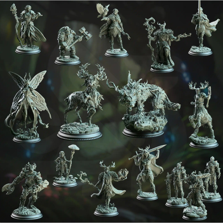 The Fey Court by DM Stash miniatures DND tabletop minis may 2025 ...