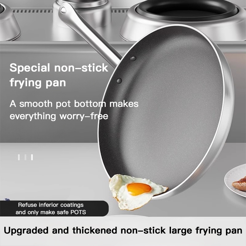 Blue Cat Japan Original Black Non Stick Frying Pan 18/22/26/30/32/34 ...