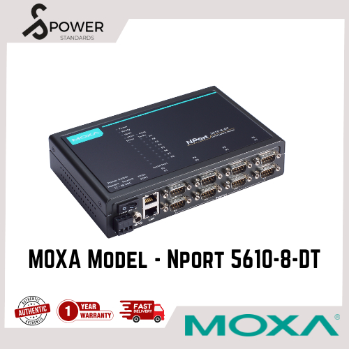 MOXA Model : Nport 5610-8-DT | Shopee Philippines