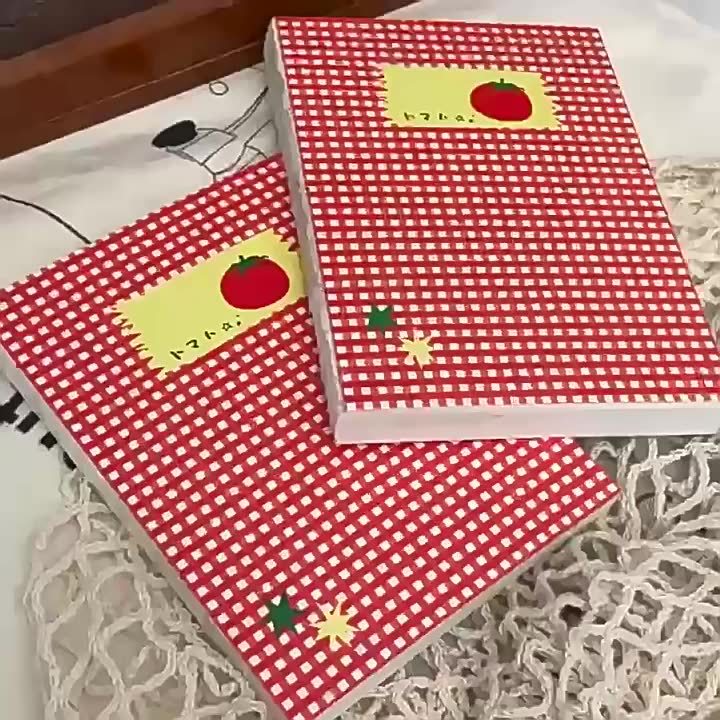 Tomato Notebook 96-100 Pages Unlined Thick Blank Memobook Journal for ...