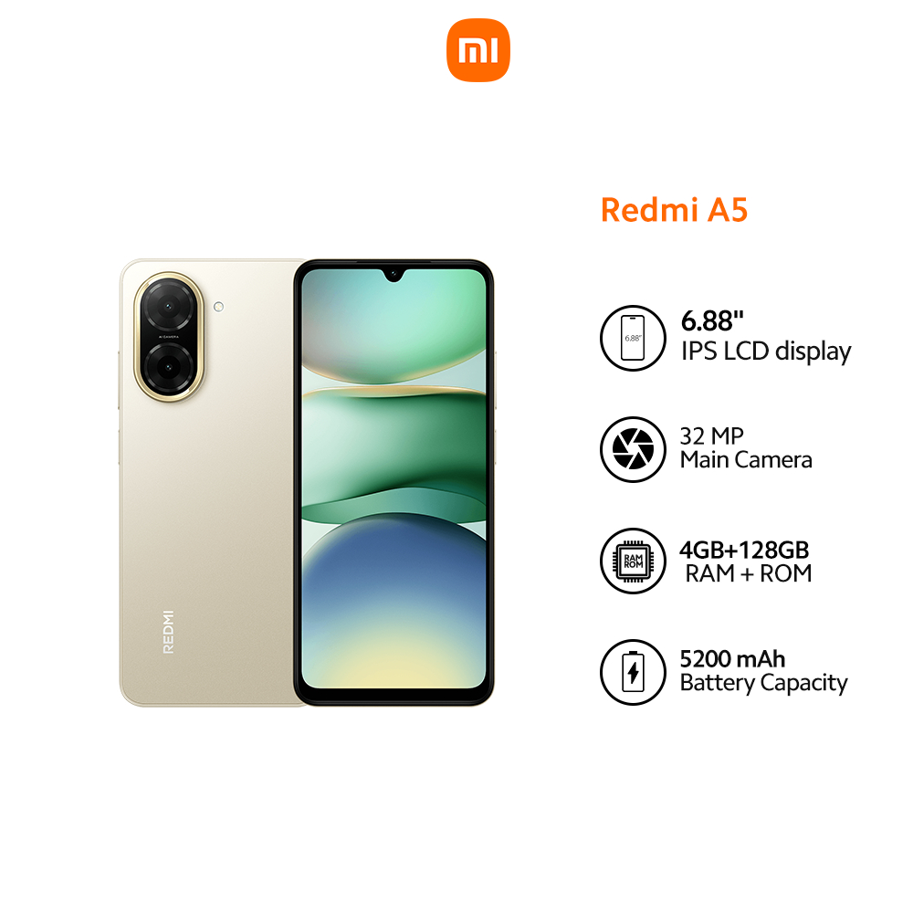Redmi A5 UNISOC T7250 32MP Camera 5200 mAh Battery | Shopee Philippines