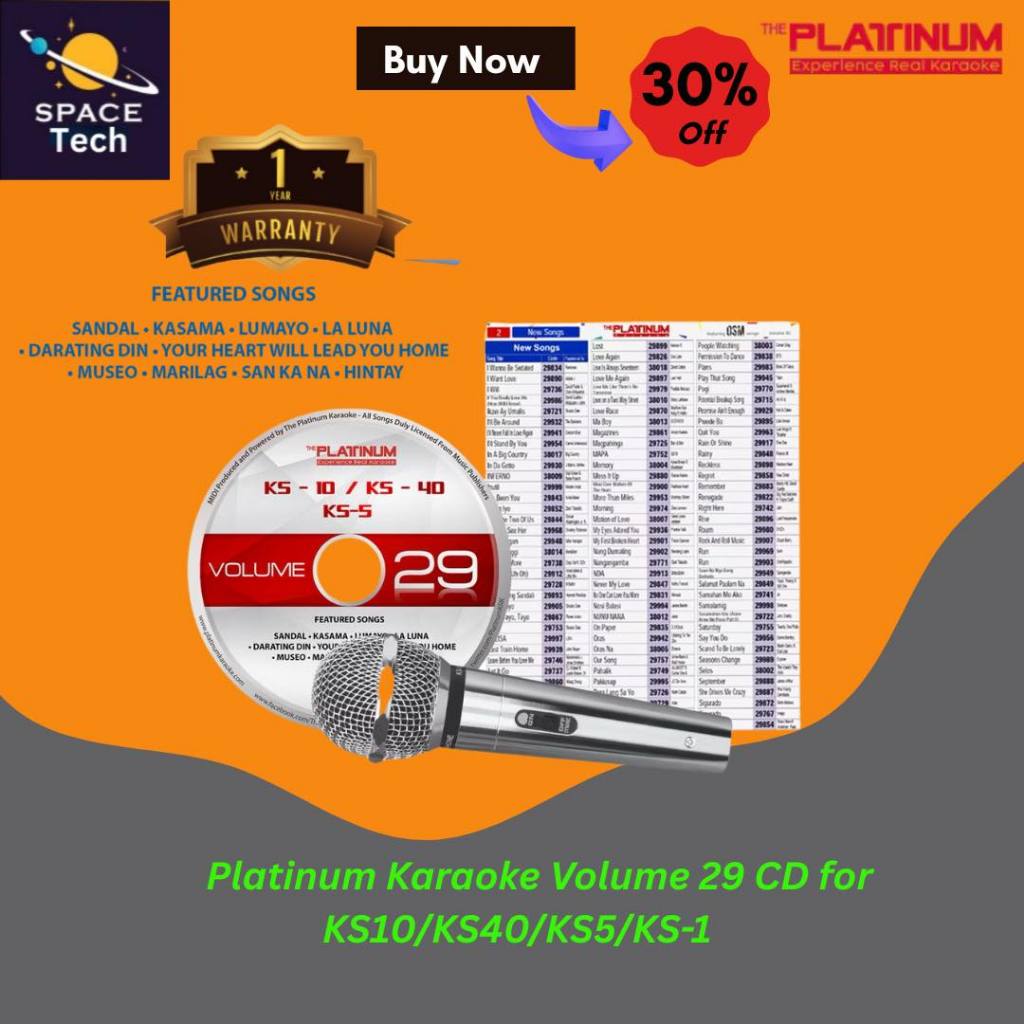 Volume 29 CD With Additional Song List For Ks-5/Ks-10/Ks-40 Updated MAY 2025 | Shopee Philippines