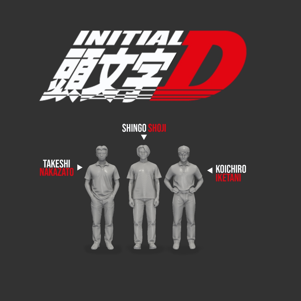 1/64 Initial D 3D Printed Characters | Shopee Philippines