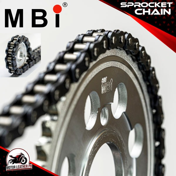 MBI Motorcycle Sprocket and Chain Set for BARAKO, XRM, TMX SUPREMO, TMX ...