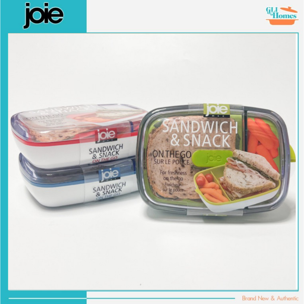 Original Joie Sandwich & Snack On the Go Lunch Box Food Container One ...