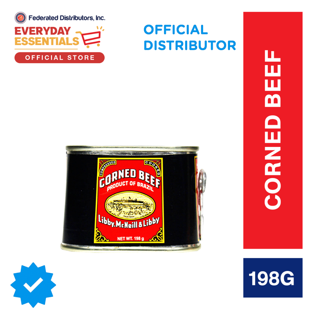 Libby's Corned Beef - Black Label Plain 198g | Shopee Philippines
