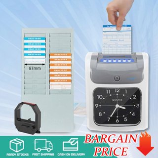 Time Attendance Bundy Clock Time Recorder Payroll Biometrics Timecard ...