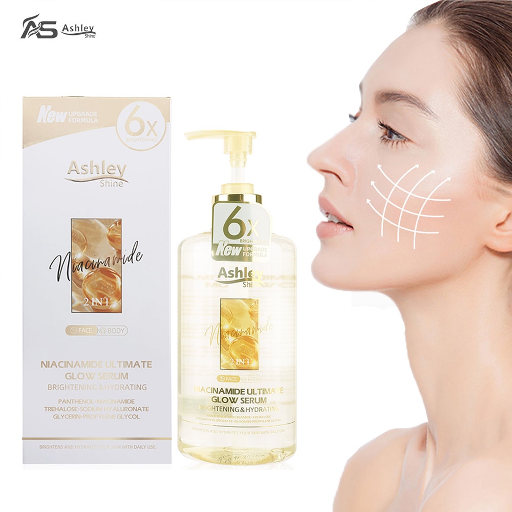Ashley Shine NIACINAMIDE Pure Serum Face and Body Moisturizes Whitening ...