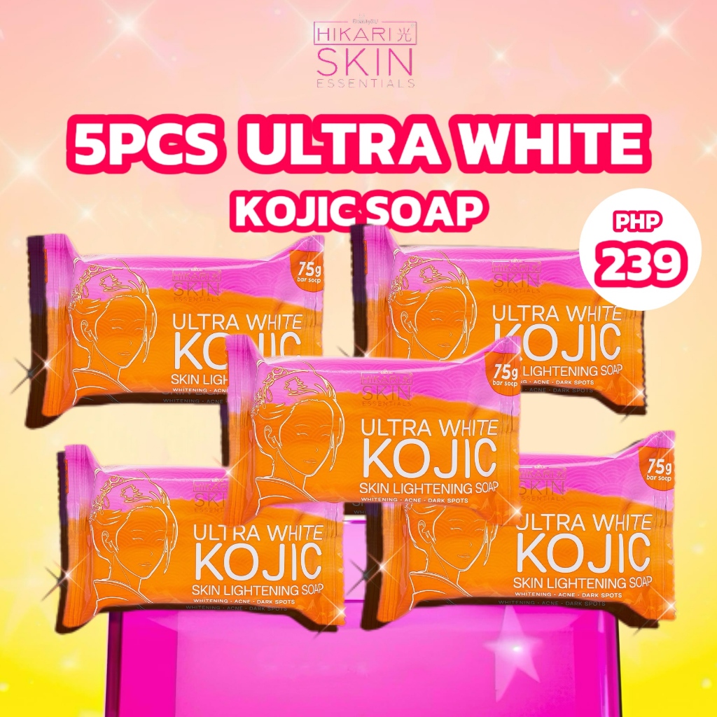 Hikari Ultra White Kojic Soap Extensive Whitening For All Skin Types ...