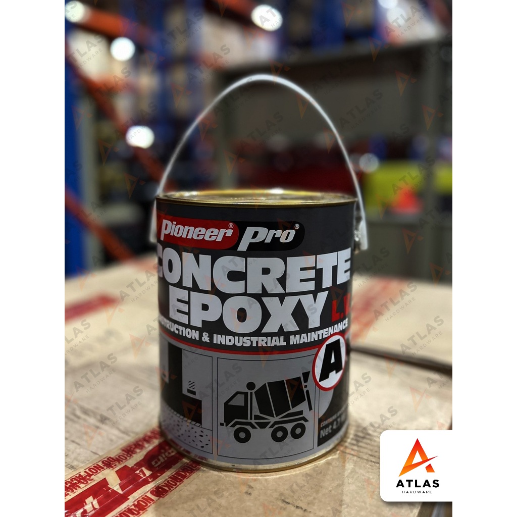 PIONEER PRO Concrete Epoxy Low Viscosity A & B 1 Gal | 1 Liter Set | Shopee Philippines