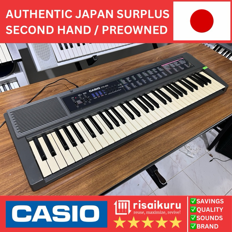 Casio CTK 450 Piano Keyboard 61 Keys English Characters Church Band for ...
