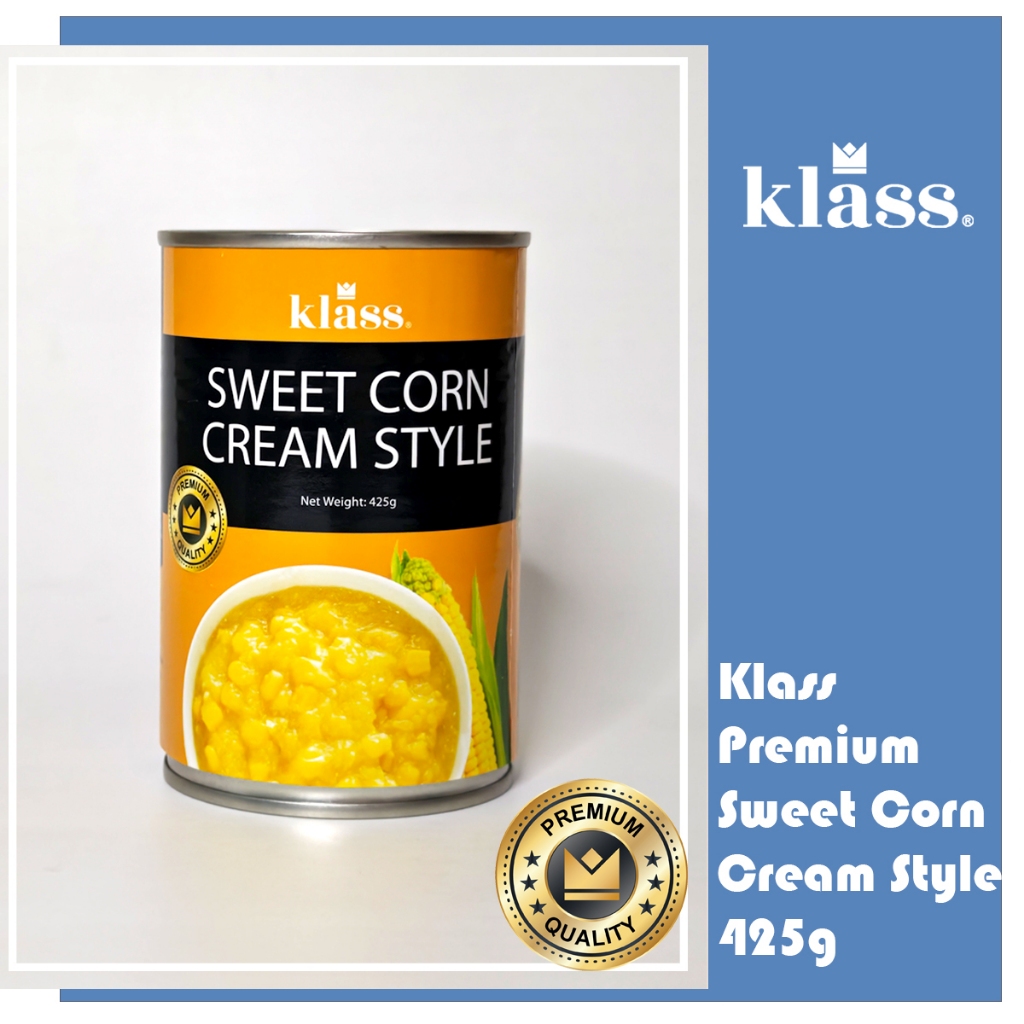 Klass Premium Sweet Style Cream Corn 425G (Cream Corn) | Shopee Philippines