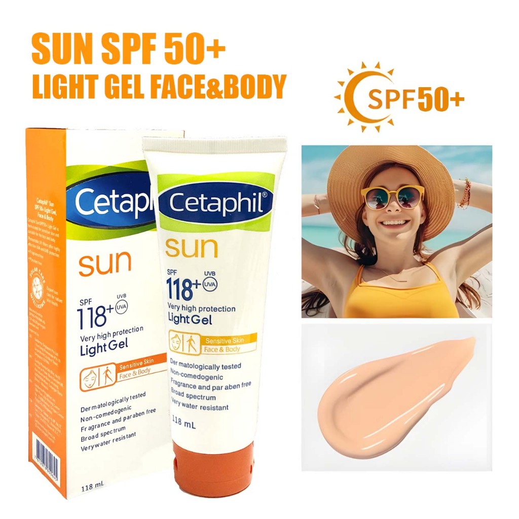 Sunblock SPF 50+ Light Gel (Face & Body) 118ml | Shopee Philippines