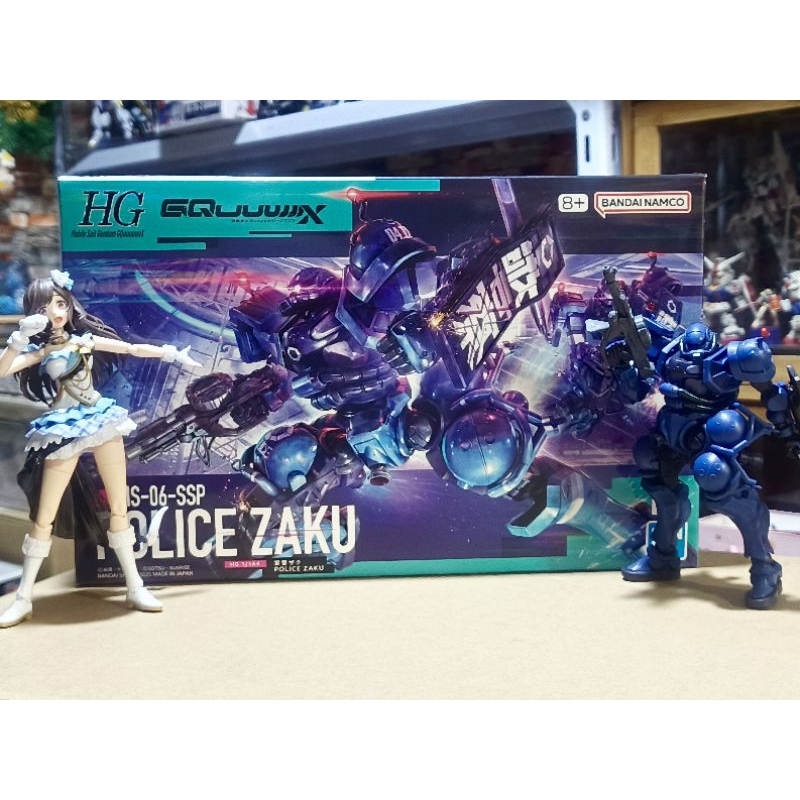 Bandai Gundam Gquuuuux HG 1/144 MS-06-SSP Police Zaku | Shopee Philippines