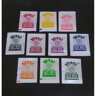 Shin shop_CLOTH COLOR VENUS DYE POWDER 1.5 to 2g SOLD PER 5SACHET AND ...