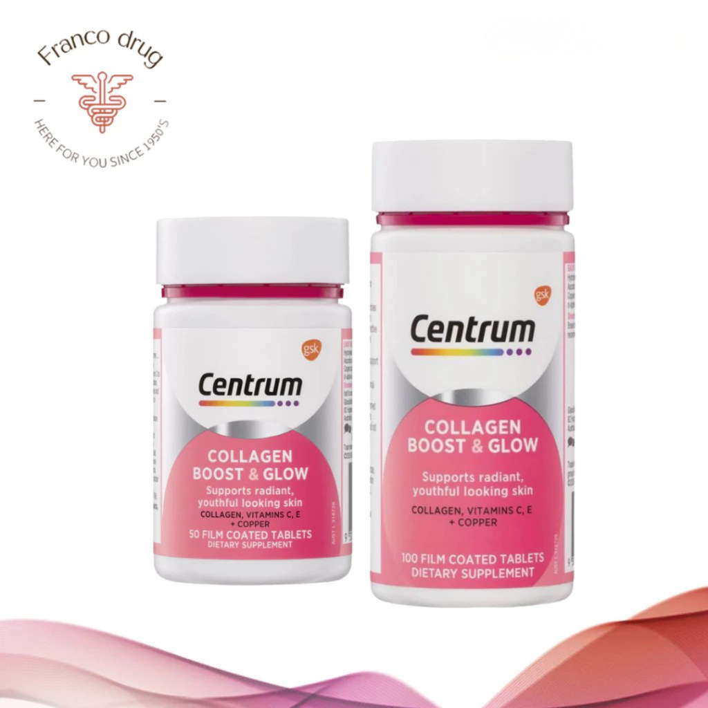 Centrum Collagen Boost & Glow 50 & 100 Tablets | Shopee Philippines