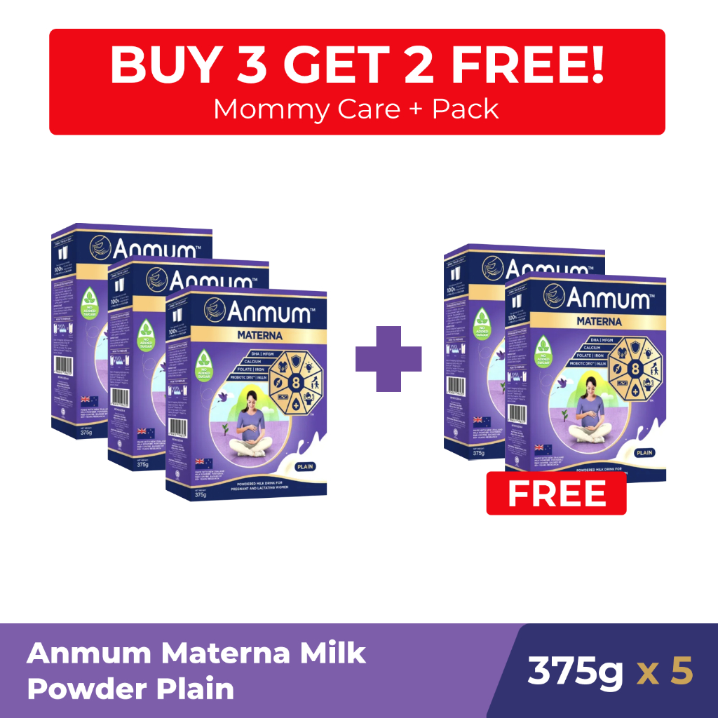 [B3G2] Anmum Materna Milk Powder Plain 375G [Mommy Care+ Pack] | Shopee ...