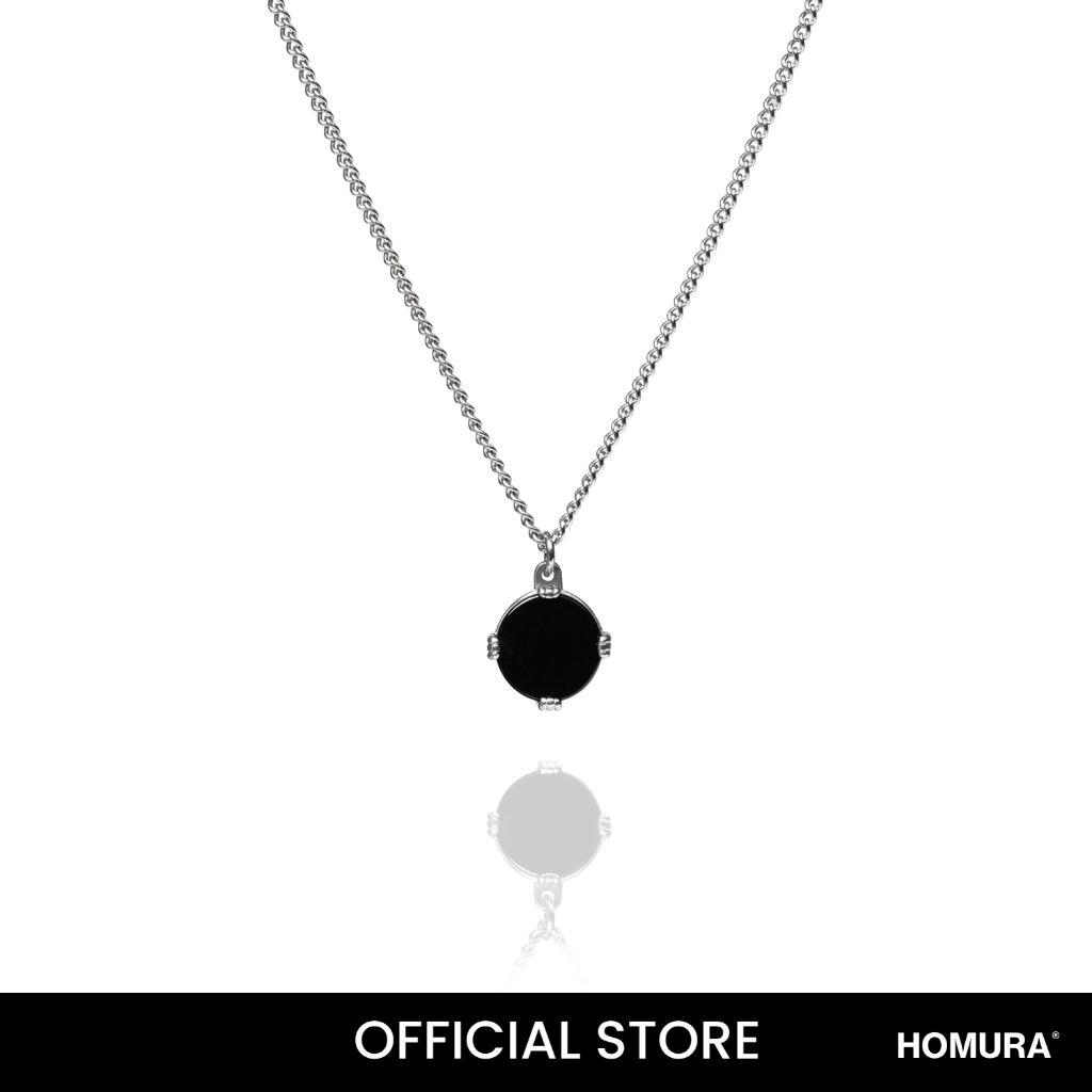 Homura Design - Lineage Black Obsidian Circular Necklace | Shopee ...