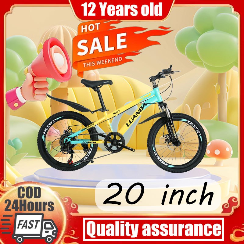 LUANDA Bike for kids Mountain Bike 20 Inch Suitable For 7 -16 Years old ...