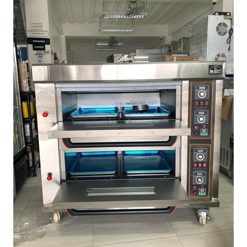 2 DECK MAJESTY STAINLESS PIZZA GAS TYPE OVEN | Shopee Philippines