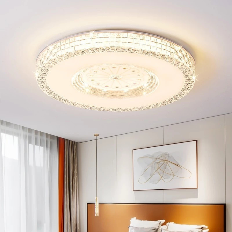 LitUp LED Ceiling Lights Modern Design 3 Colors Dimming Diamond Bedroom ...