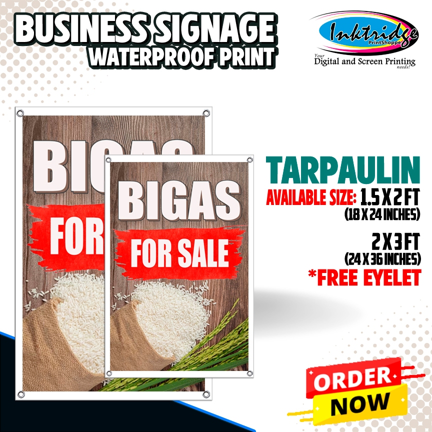 BIGAS Signage | Laminated or Tarpaulin Signage l Waterproof Print ...